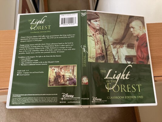 Light in the Forest 1958 DVD Review. German Version. | Home Theater Forum