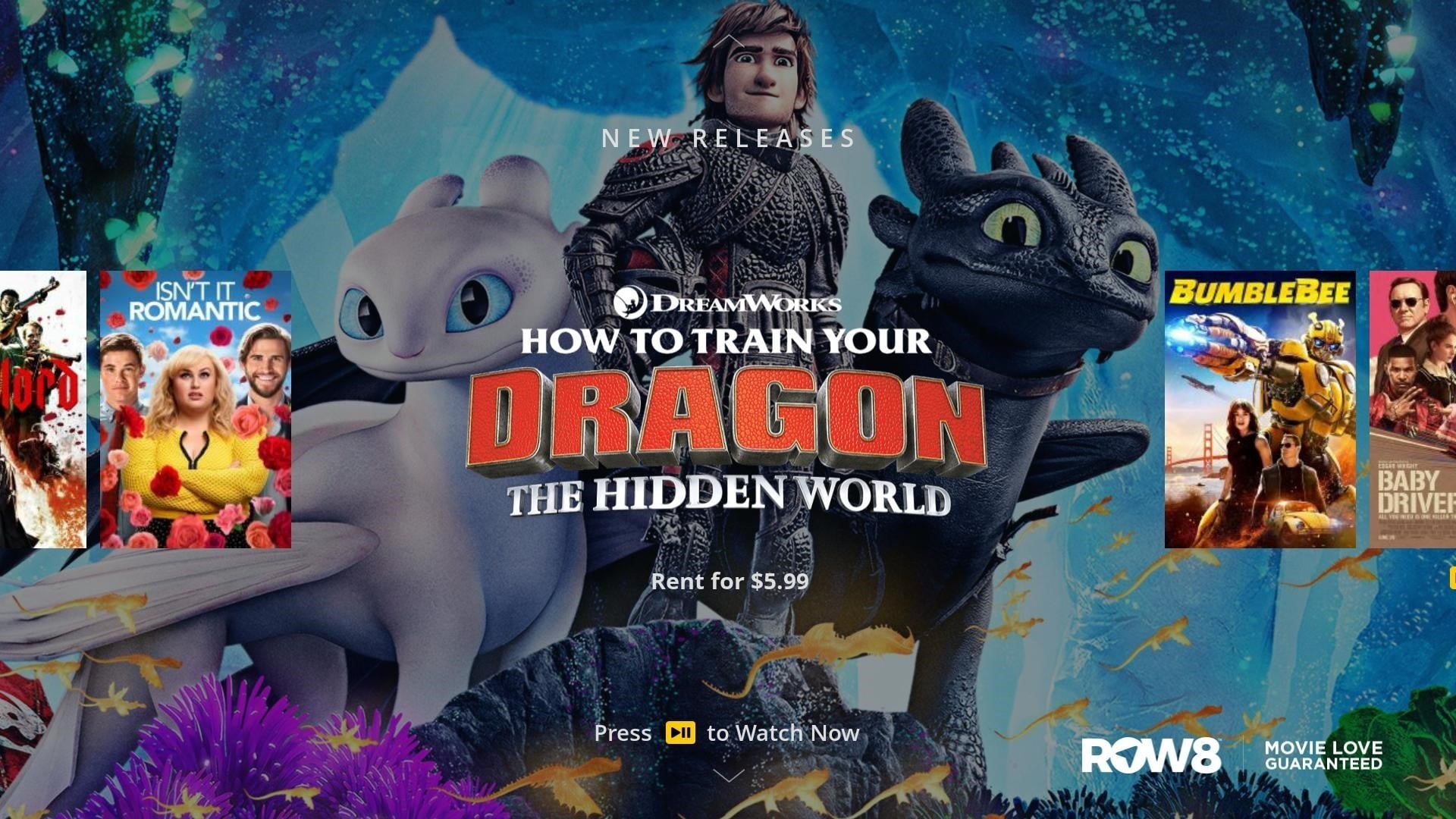 ROW8 non-subscription streaming platform does deals with top studios ...