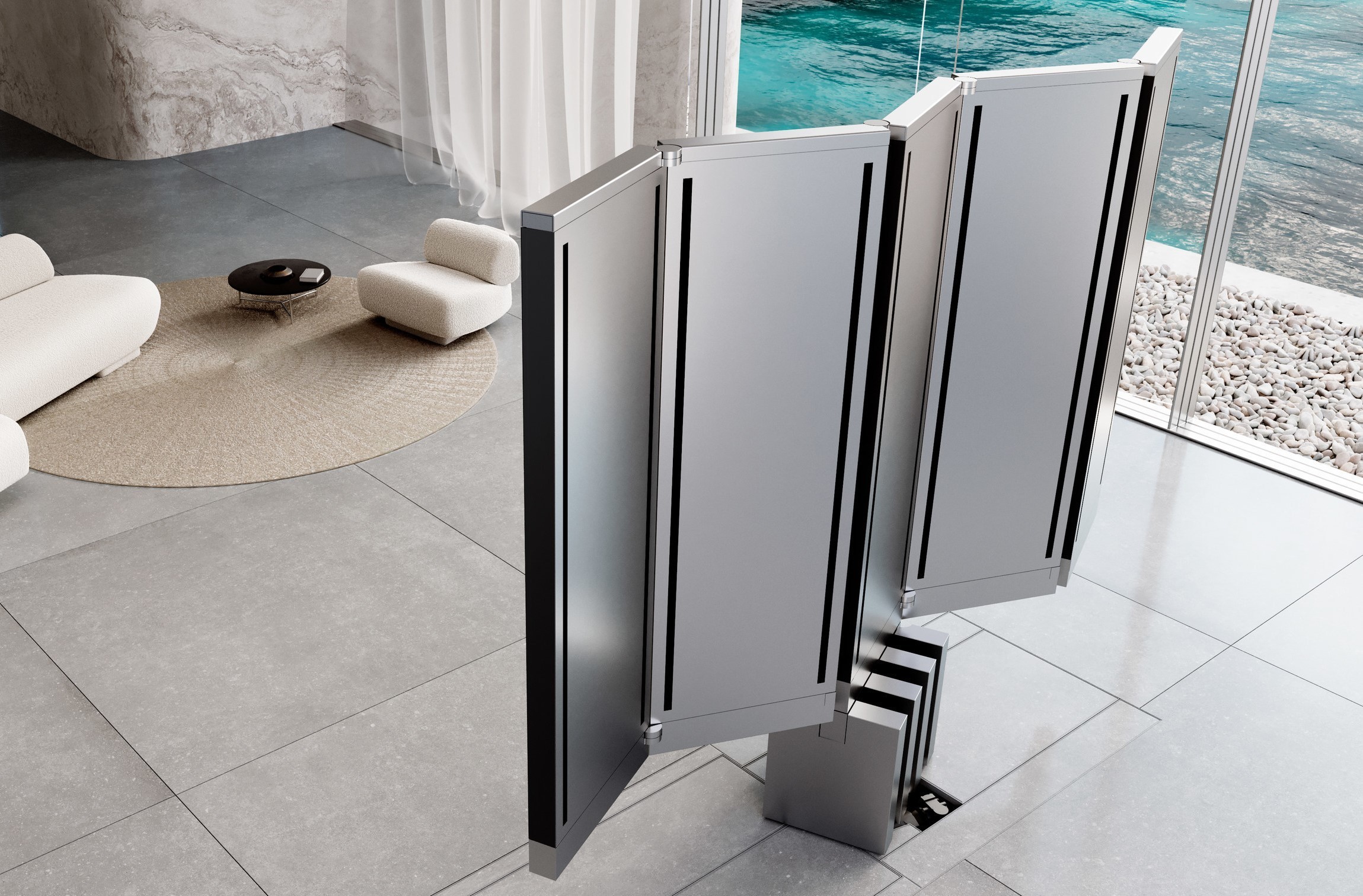 Austrian luxury brand reveals massive floor-rising foldable TV • Home ...