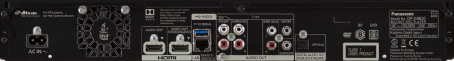 Panasonic DP UB820 UHD Blu Ray Player Review • Home Theater Forum